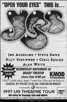 Yes (1997) Advertisements